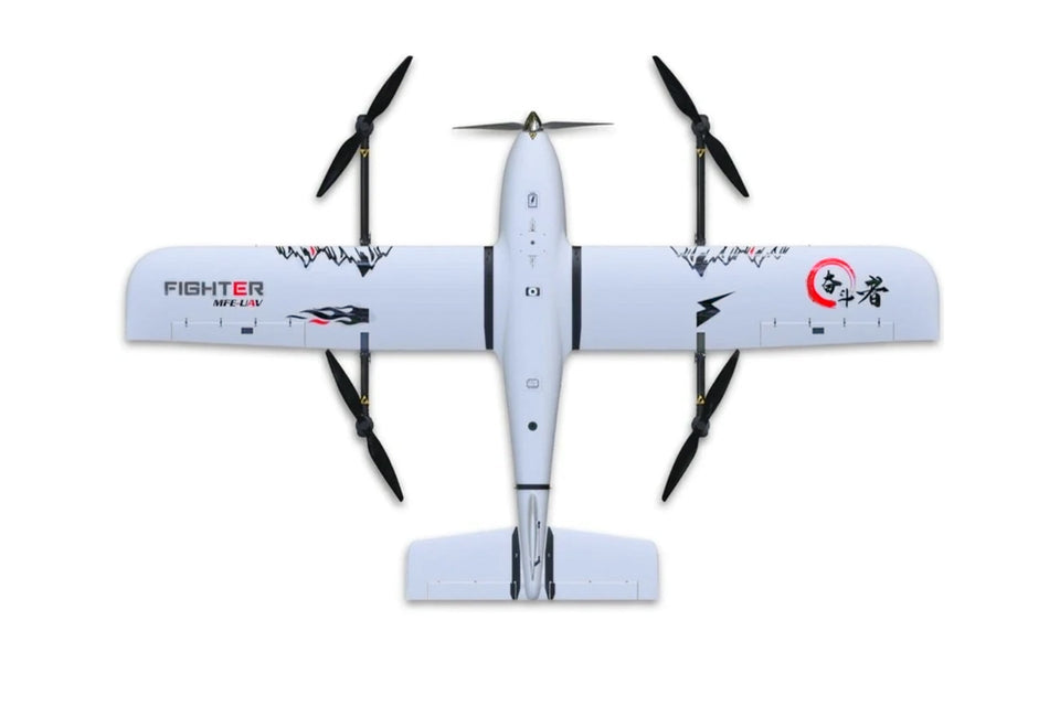 Makeflyeasy Fighter 2430mm 4+1 UAV VTOL Drones mfe fighter – UAVMODEL