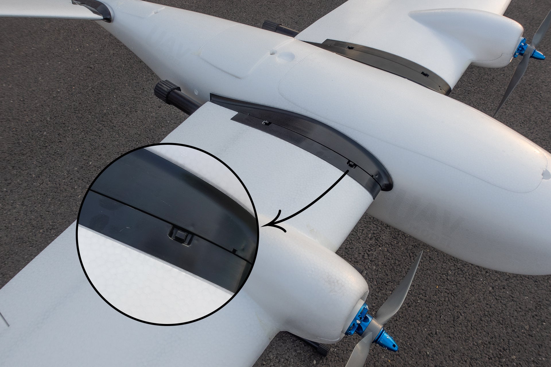 Makeflyeasy Believer 1960mm UAV Fixed Wing Drones for Aerial Survey ...