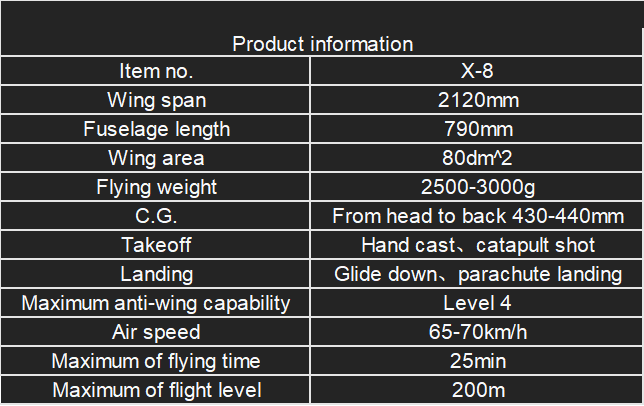 Skywalker X8 2122mm UAV Fixed Wing DroneSkywalker X8 2122mm UAV Fixed ...