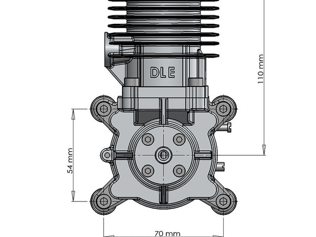 DLE 30 30CC Model Gas engine – UAVMODEL