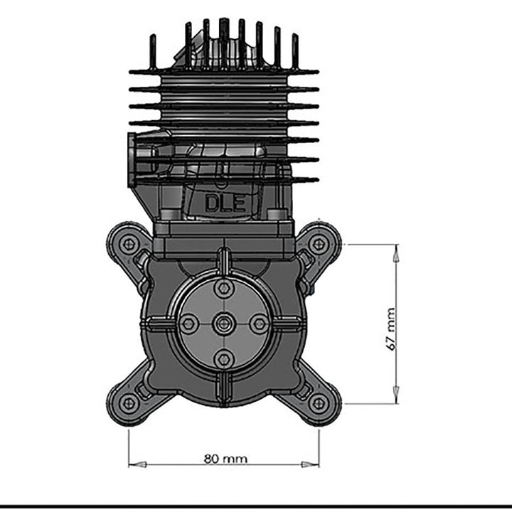DLE55 55CC Model Engine – UAVMODEL